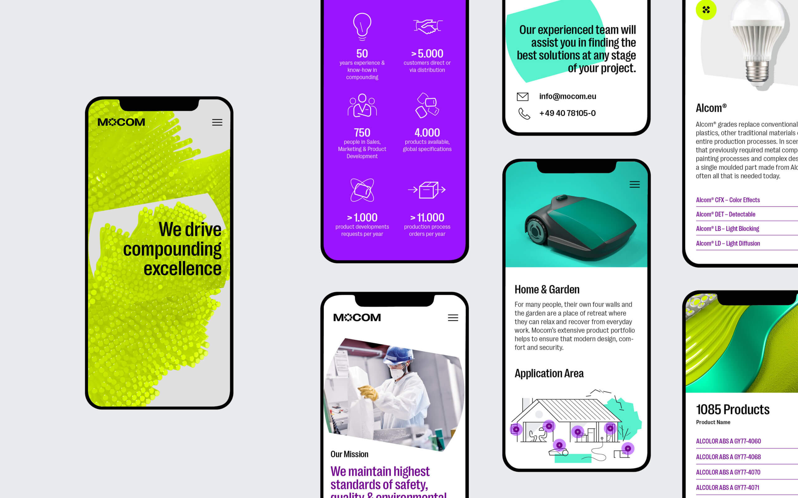 工业材料生产商MOCOM 公司启用新品牌形象设计-尼高品牌设计